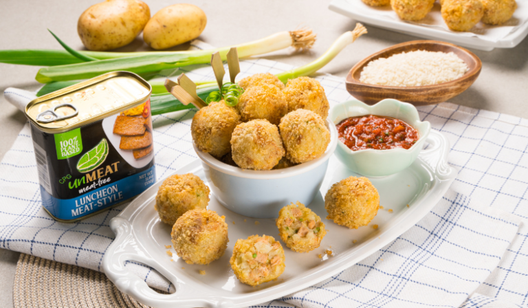 Unmeat | unMEAT Luncheon and Mashed Potato Balls - Unmeat